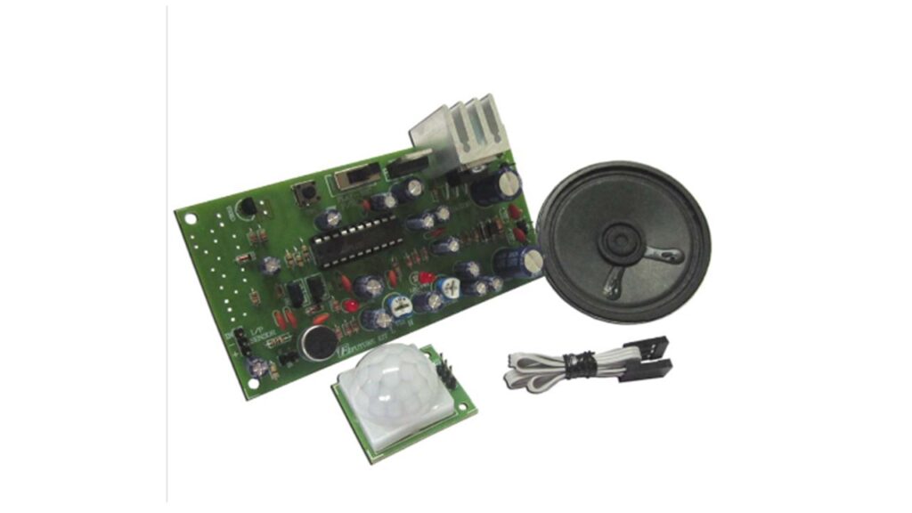 FK514 - CUSTOM MESSAGE PIR MOTION SENSOR WITH AMPLIFIER - KITSTOP